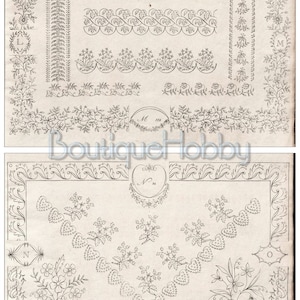 German Hand Embroidery Designs Pattern Book ,vintage Patterns - Etsy