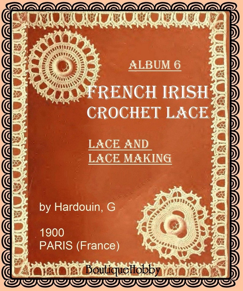 Vintage French Irish Crochet Lacepattern Book Hand Made Lace | Etsy