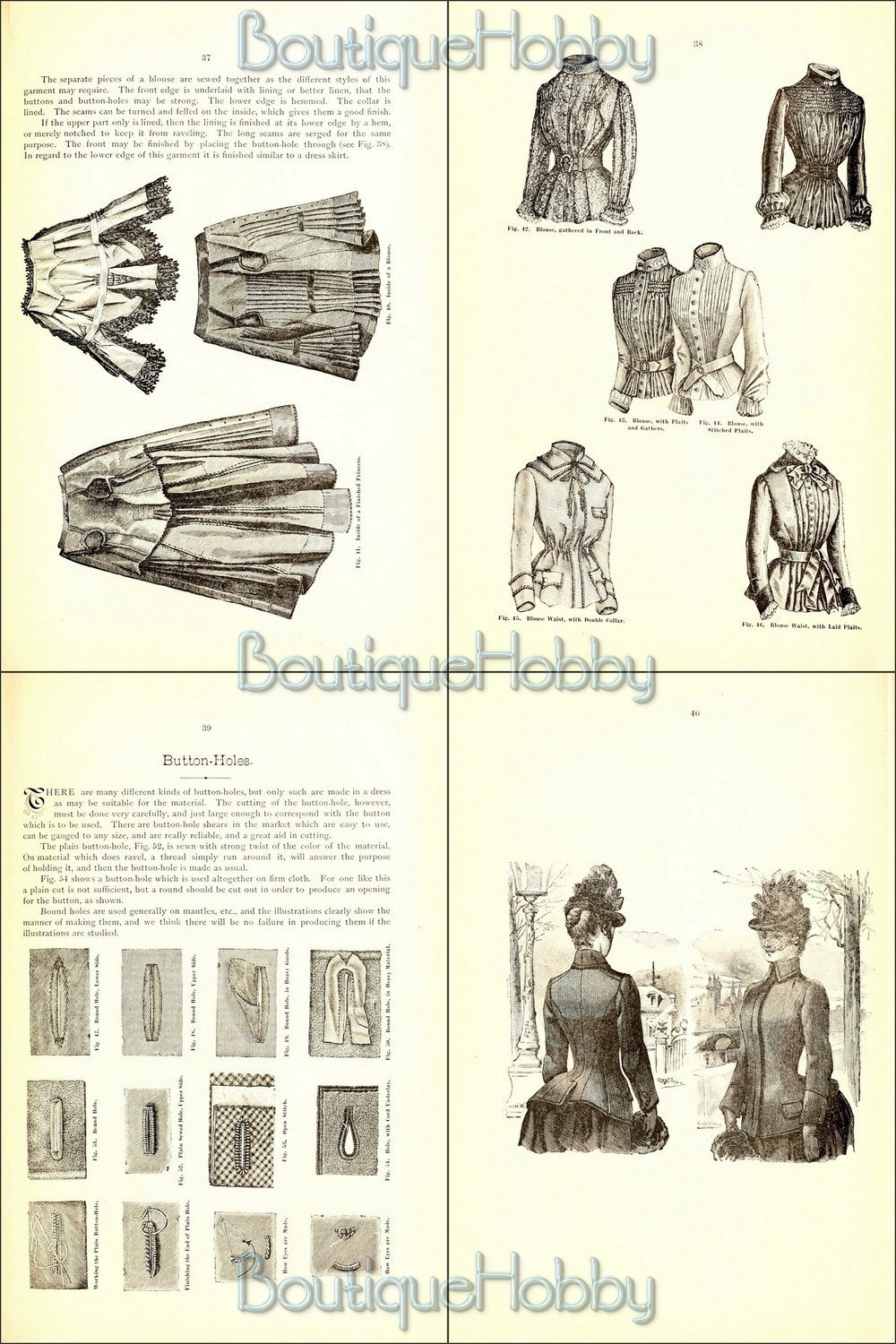 Vintage Victorian Sewing Dress Patterns,pattern Drafting Victorian ...