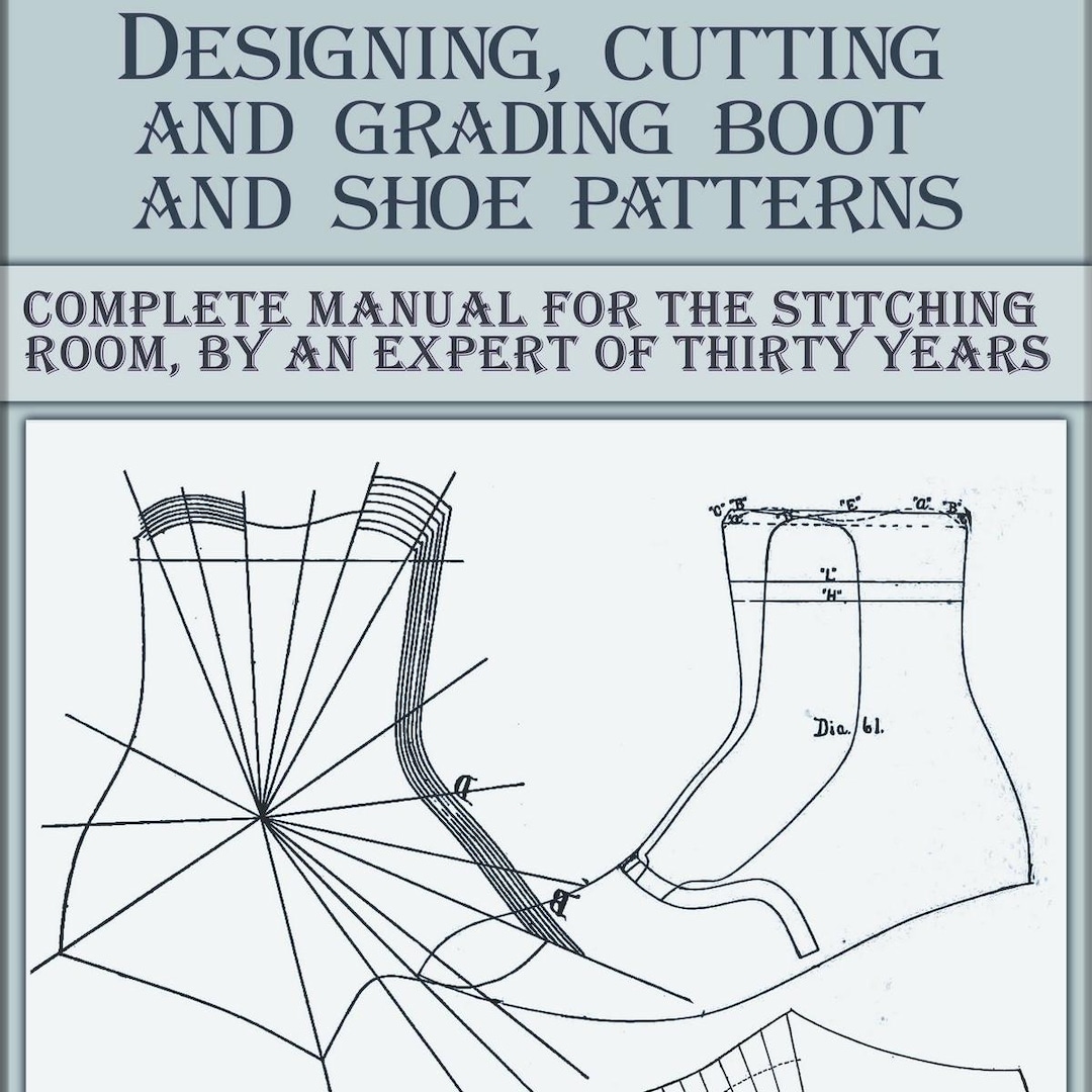 How to Make Hand Made Shoes,vintage Shoe Sewing Pattern Book - Etsy