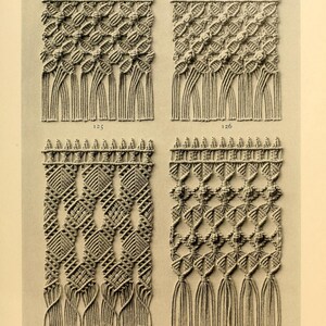 Victorian Macrame Patterns,how to Tutorial Book,macrame for Beginner - Etsy