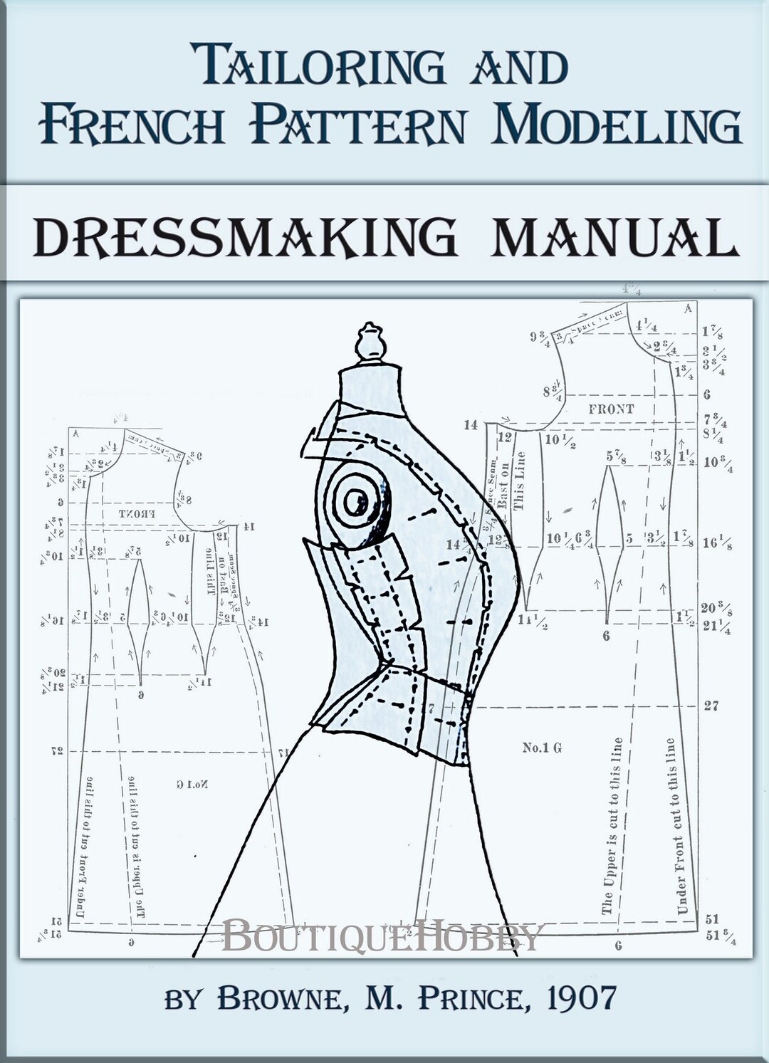 Vintage Dressmaking Manual Book,dress Cutting and Drafting-tailoring ...