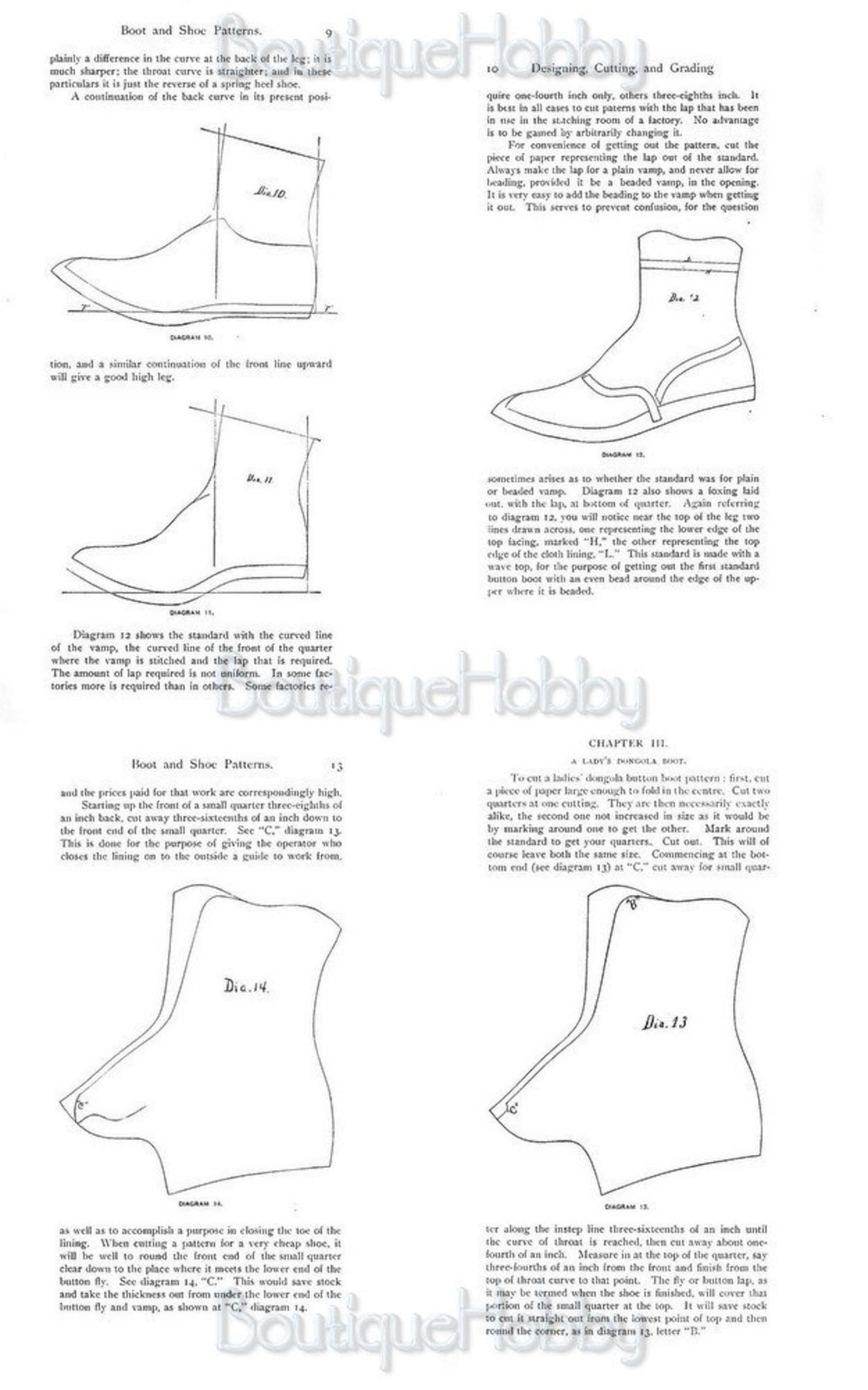 How to Make Hand Made Shoesvintage Shoe Sewing Pattern Book | Etsy