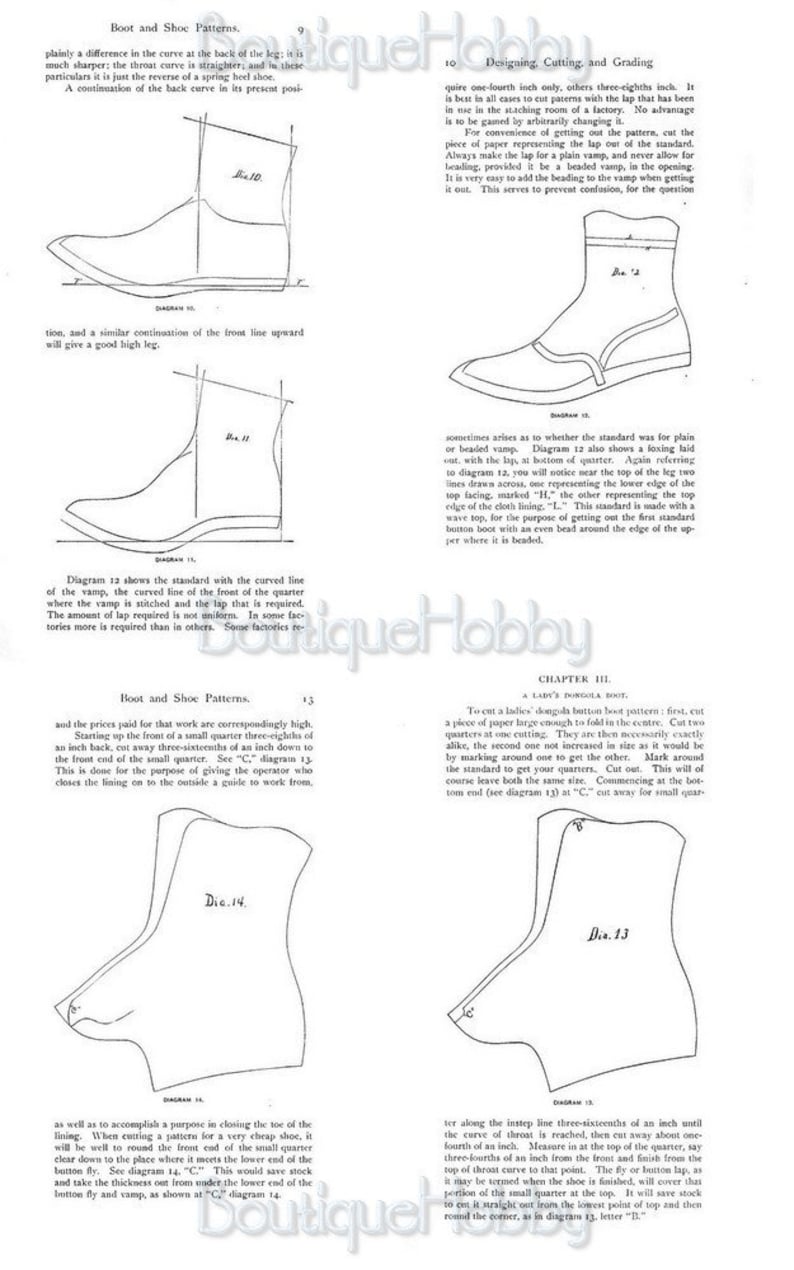 How to Make Hand Made Shoesvintage Shoe Sewing Pattern Book | Etsy