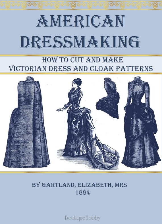 Victorian Dress Sewing Patternsvintage Illustrated American | Etsy