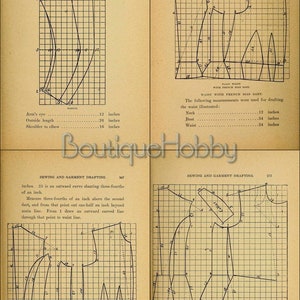 Vintage Dressmaking Guide Book,sewing and Garment Drafting - Etsy