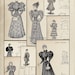 Victorian Historical Pattern Dress,costume Patterns,antique Rare Book ...