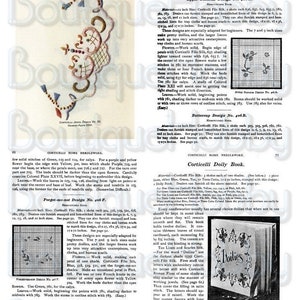 Victorian Hand Embroidery Designs Patterns Book,vintage Needlework ...