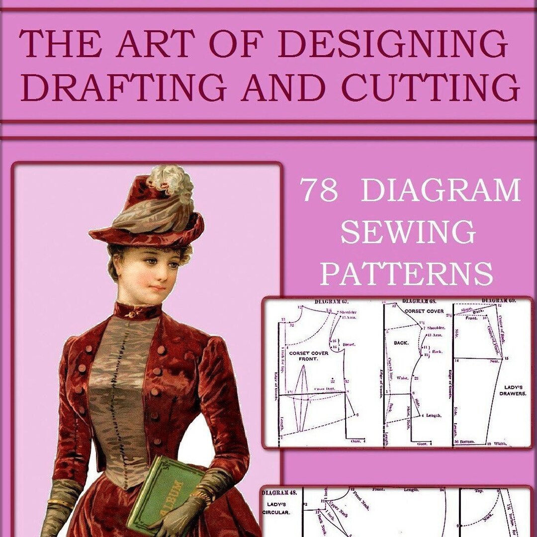 Victorian Diagram Sewing Patterns Retro Dress,the Art of DESIGNING ...
