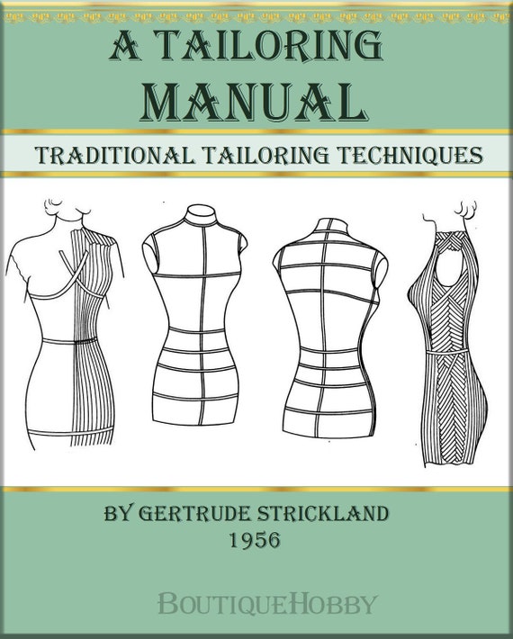 Rare Tailoring Sewing Manual Bookvintage Dressmakingretro | Etsy