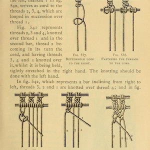 Victorian Macrame Patterns,how to Tutorial Book,macrame for Beginner - Etsy