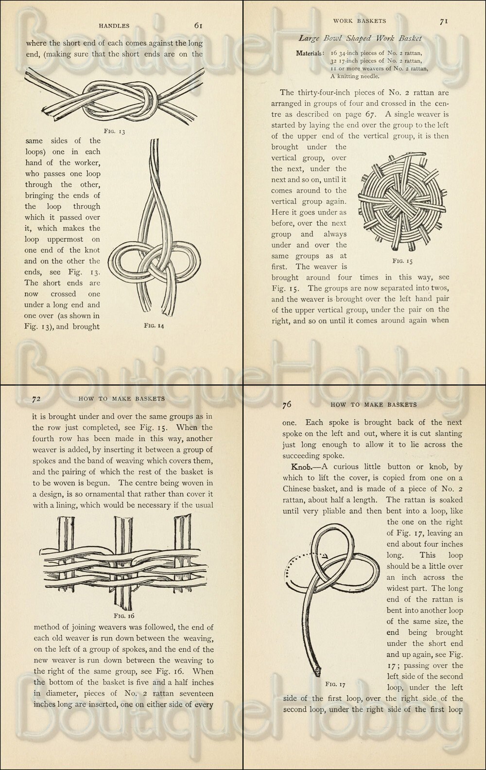 How to Make Basket,weaving Book Pdf,instant Download - Etsy