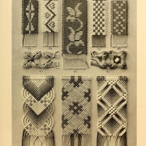 Victorian Macrame Patterns,how to Tutorial Book,macrame for Beginner - Etsy
