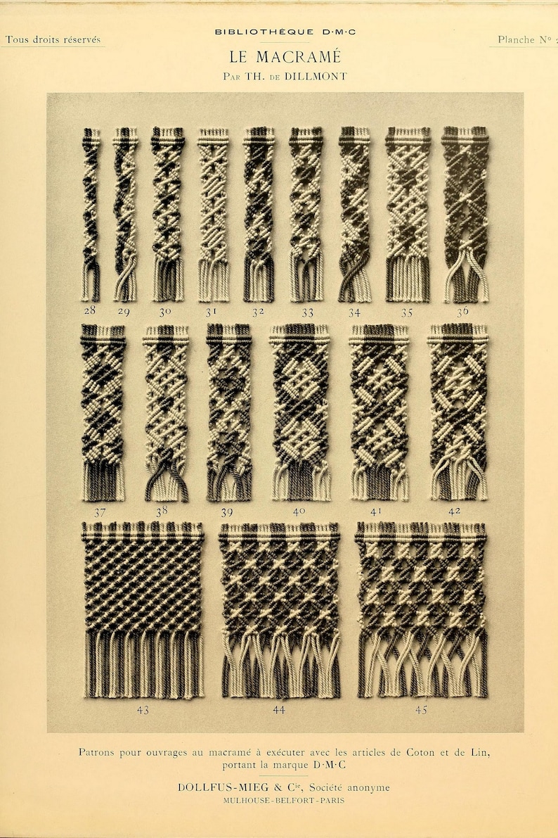 Victorian Macrame Patterns,how to Tutorial Book,macrame for Beginner - Etsy
