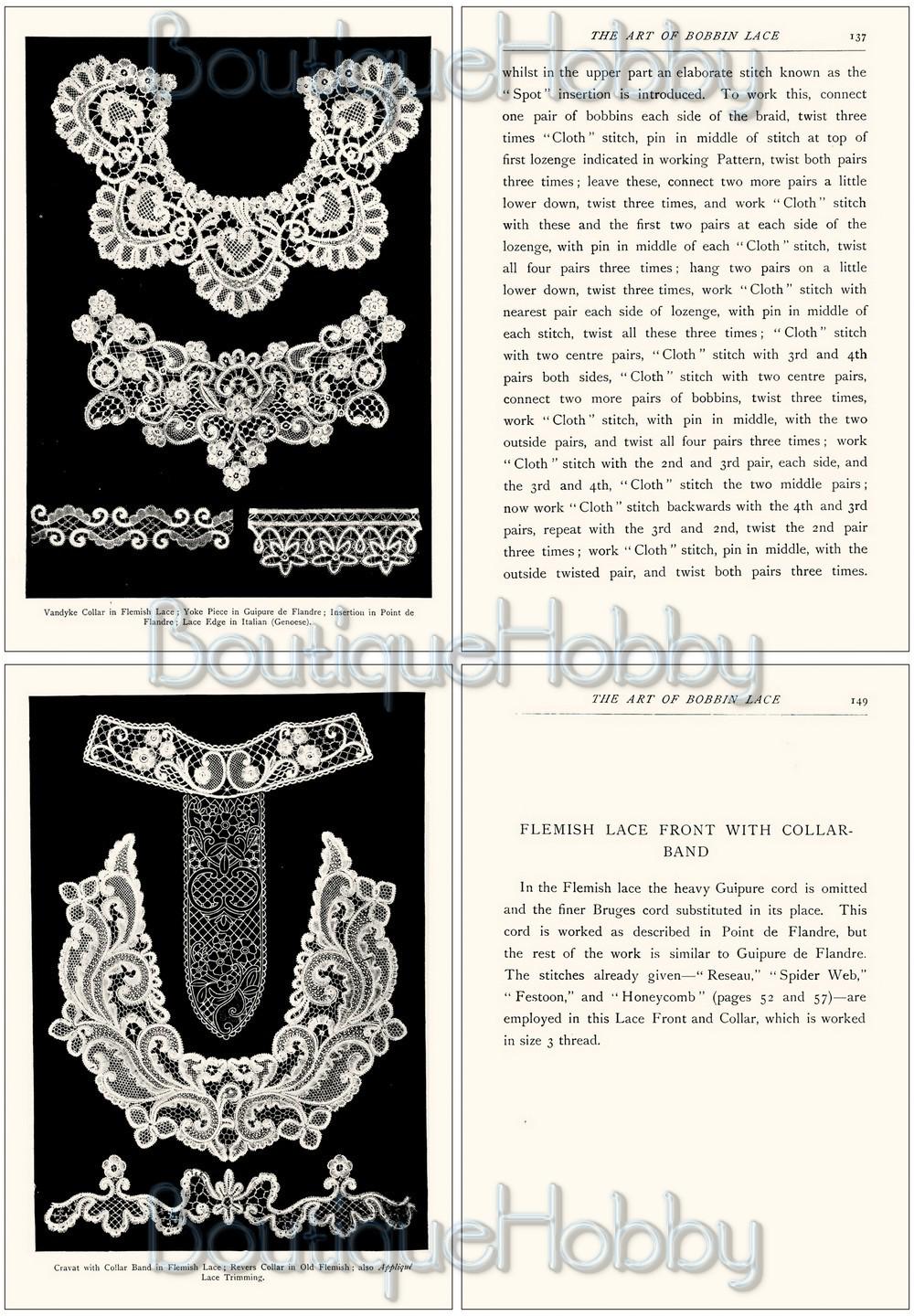 Bobbin Lace Making: Vintage Designs & Patterns (digital Download) - Etsy