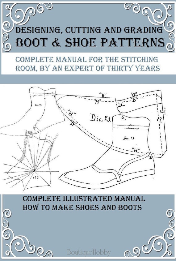How to Make Hand Made Shoesvintage Shoe Sewing Pattern Book | Etsy