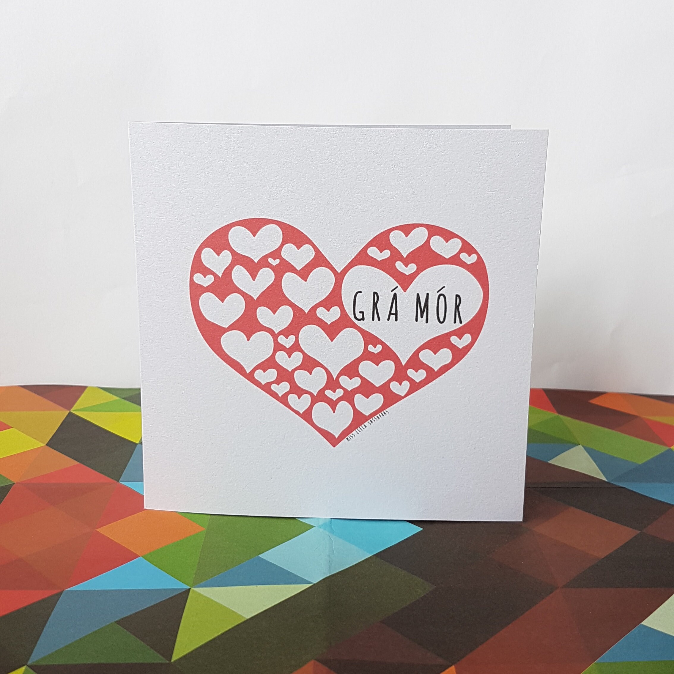 Grá Mór Card. 'big Love in Irish Language. Wedding. Engagement ...