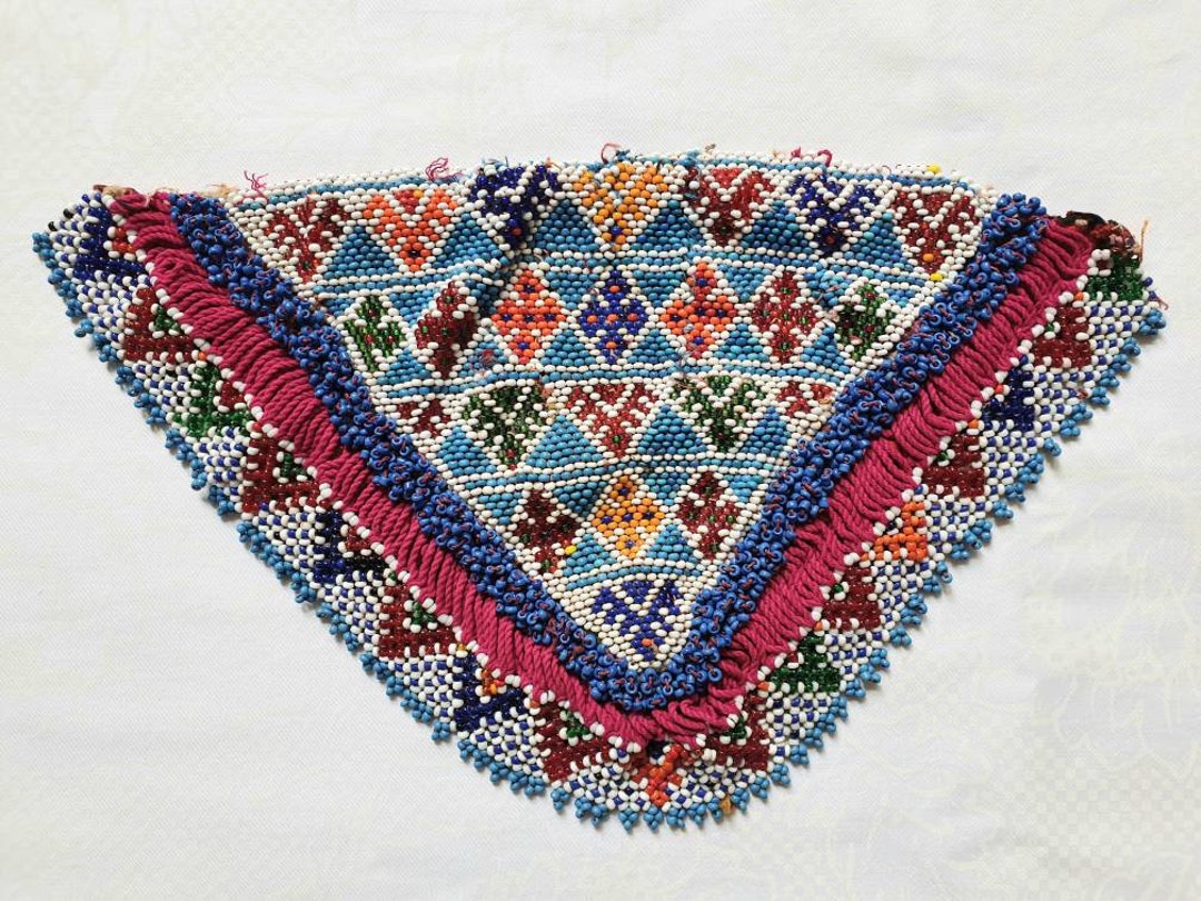 Vintage Kuchi Beaded Patch, Boho Afghan Costume Trimmings, Hippie ...