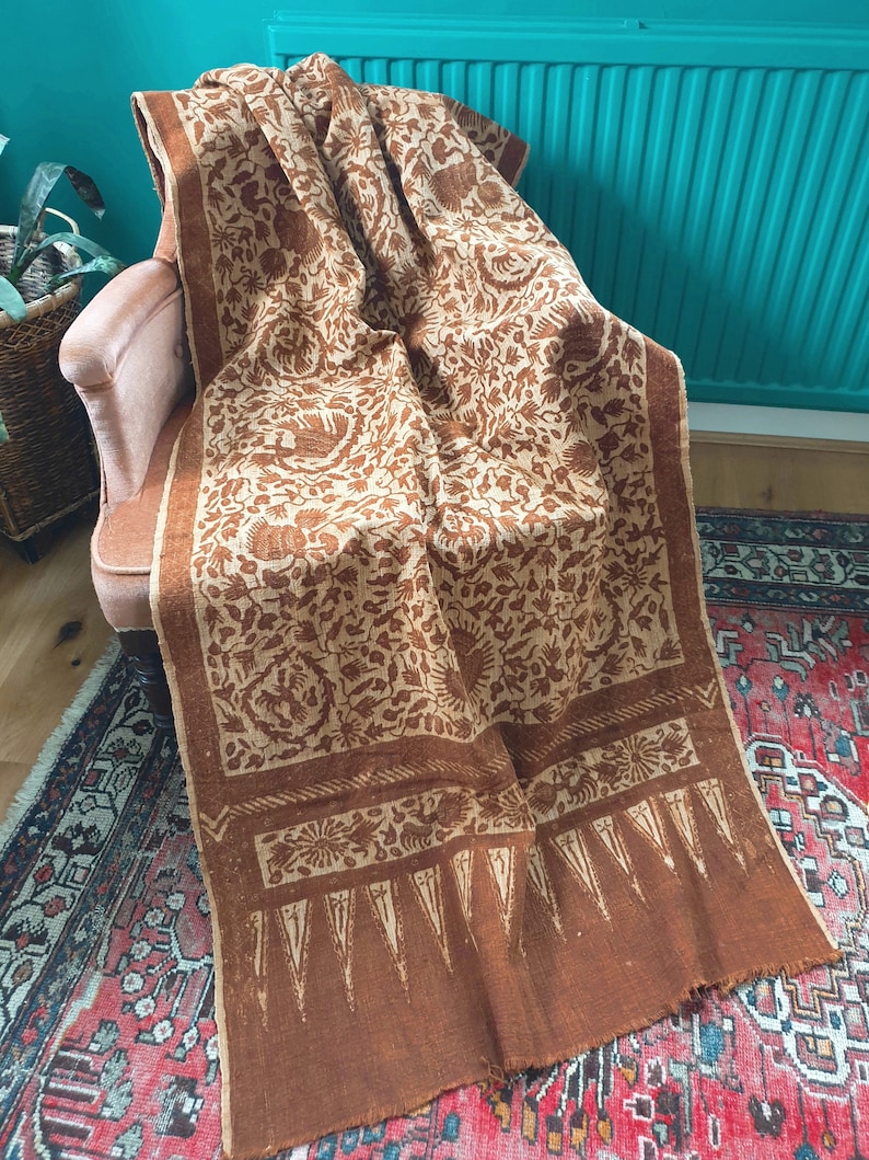 Indonesian Batik Tulis Gedog Tuban, Javanese Woven Cloth, Boho Home ...