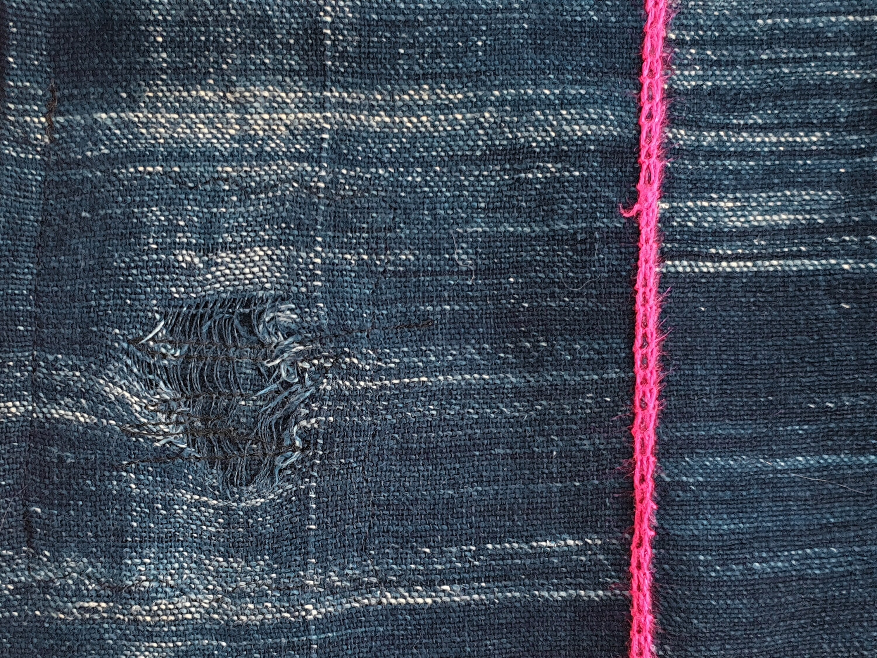 Vintage African Mali Indigo Textile Dogon Embroidered Wedding - Etsy