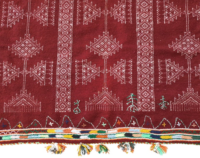 Vintage Tunisian Klim Rug - Etsy