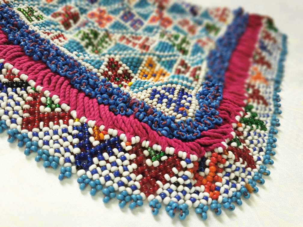 Vintage Kuchi Beaded Patch, Boho Afghan Costume Trimmings, Hippie ...