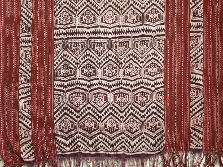 Indonesian Timor Ikat Textile, Biboki Wall Hanging, Boho Natural Dye ...