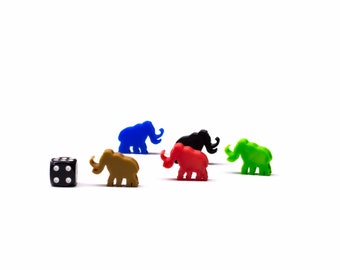 Gallimimus Dinosaur Figures Meeple Board Games Tabletop Game Pieces ...