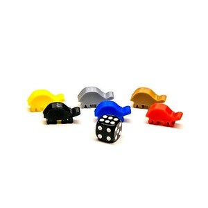 Turtle Meeple Figures Tortoise Board Game Boardgame Games Dnd Tabletop ...