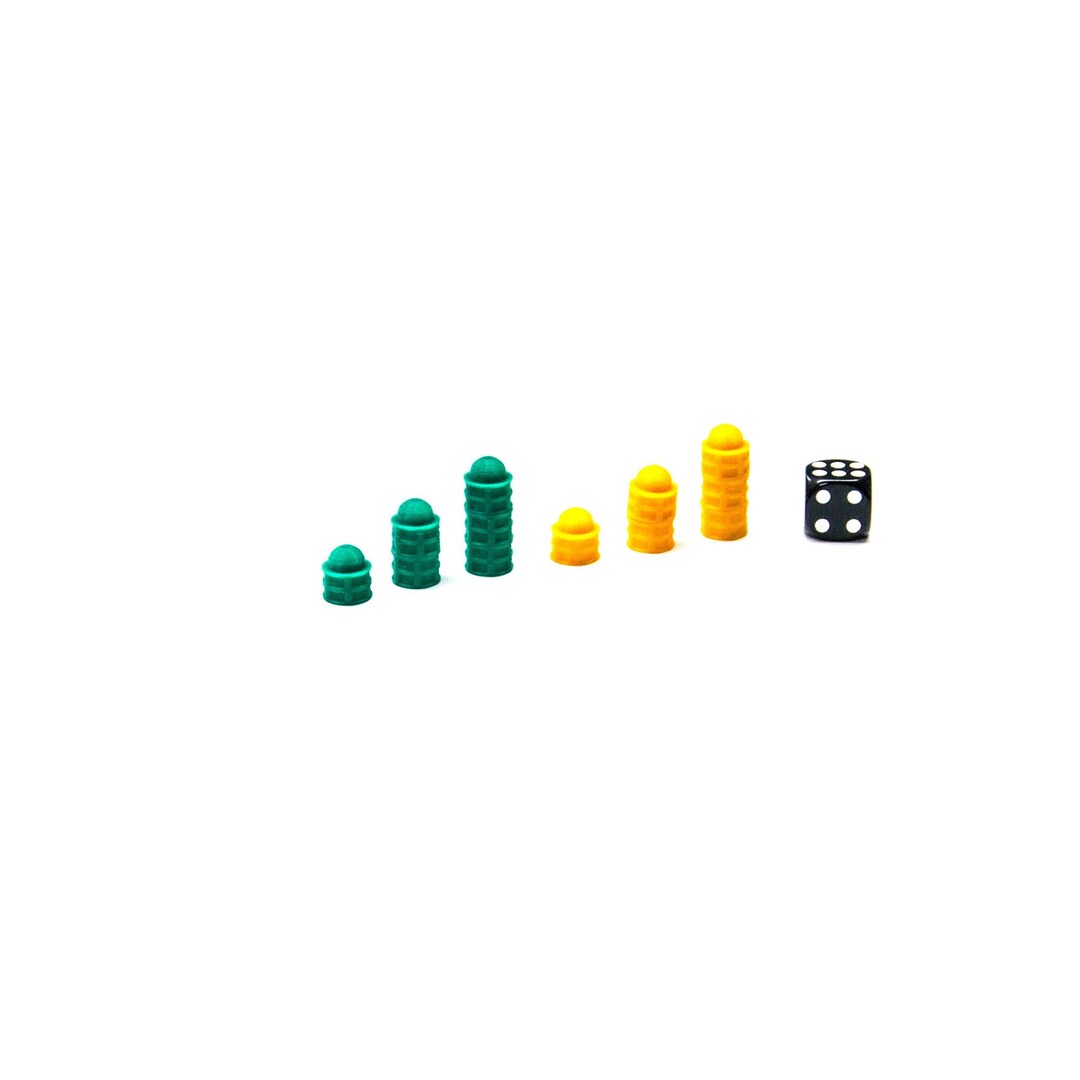 Stackable Buildings Board Games Gaming Bits Meeples Boardgame Game ...