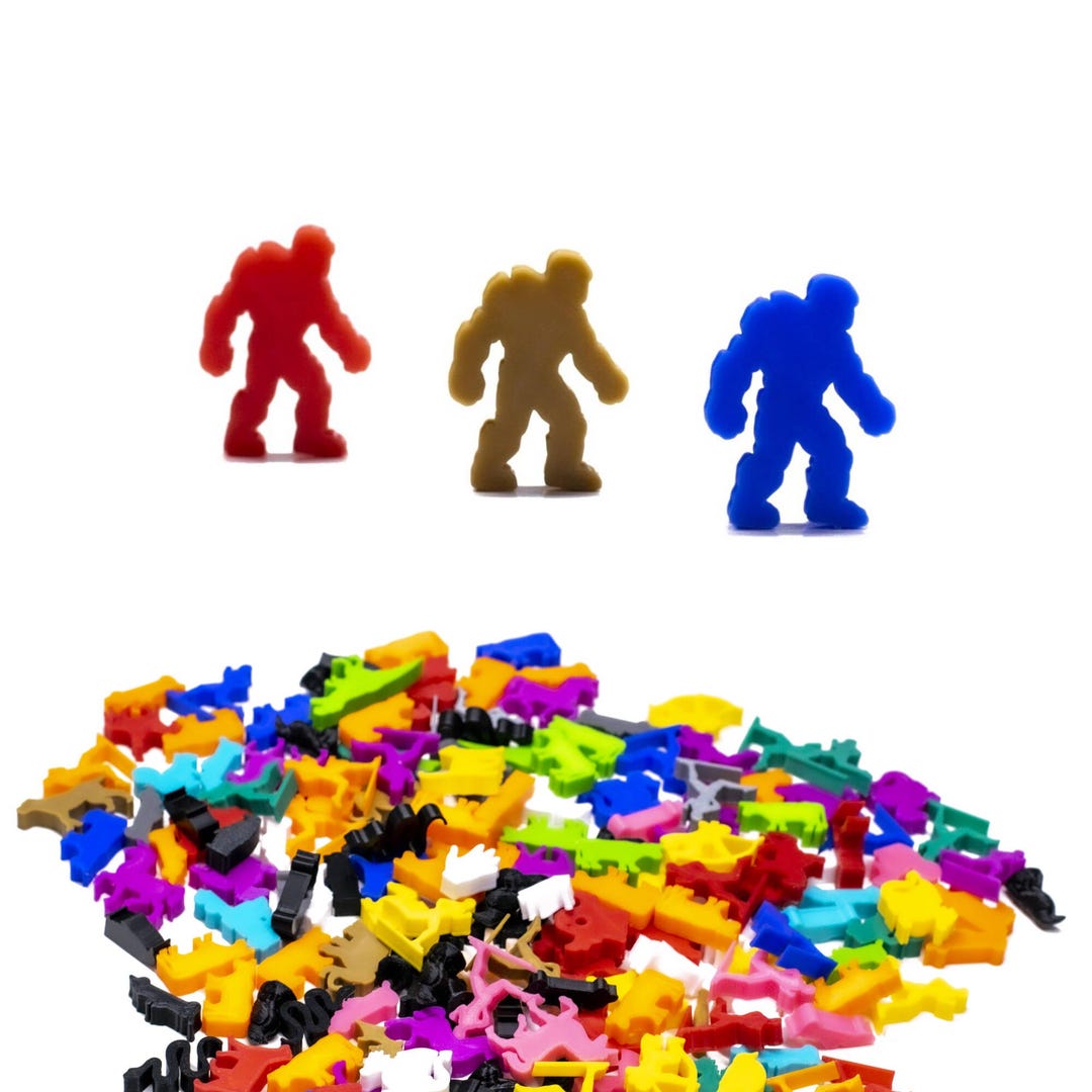 Stone Golem Meeple Fantasy Token for Board Games - Board Game Dnd ...