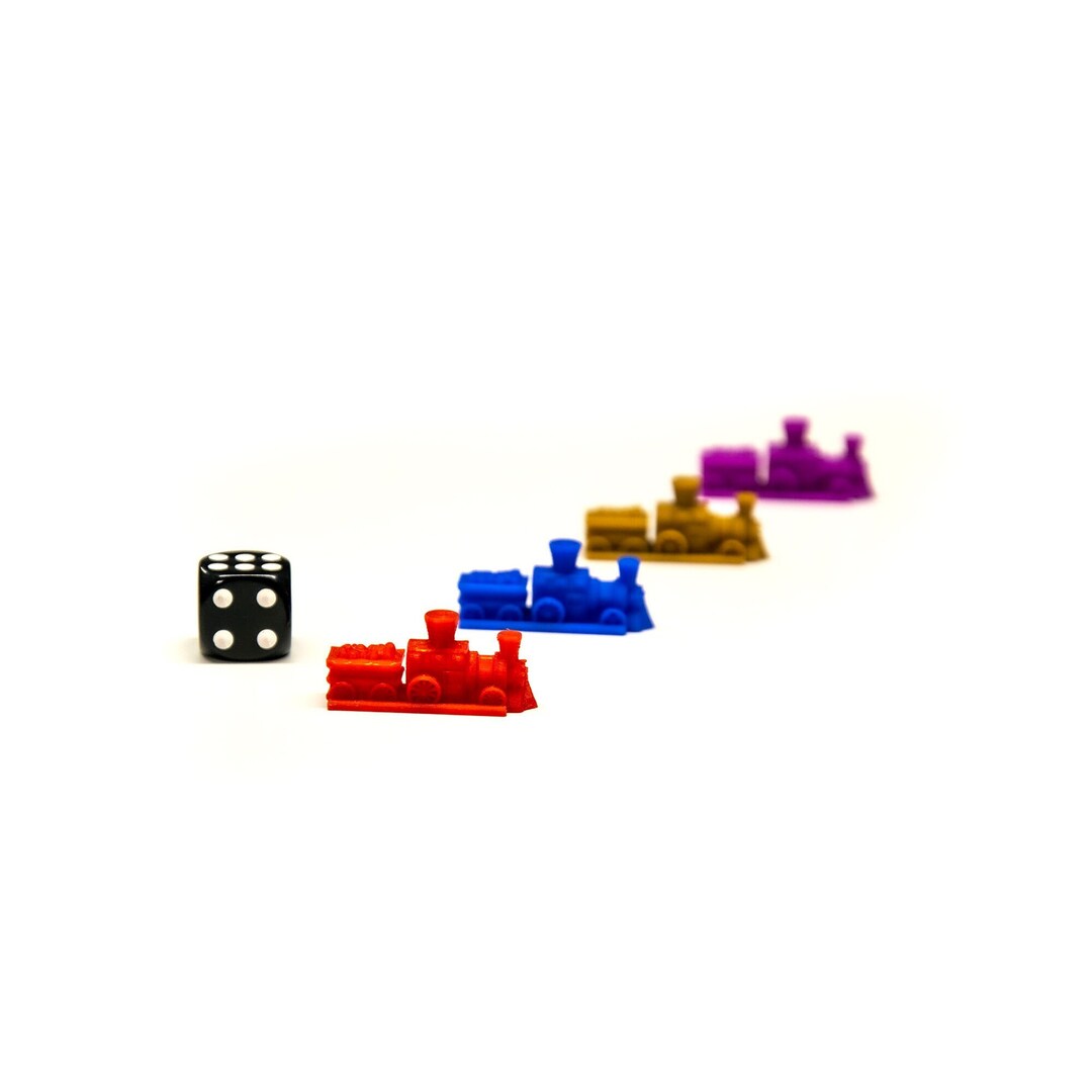 Train Tokens Miniatures Board Games Gaming Bits Meeples Boardgame ...