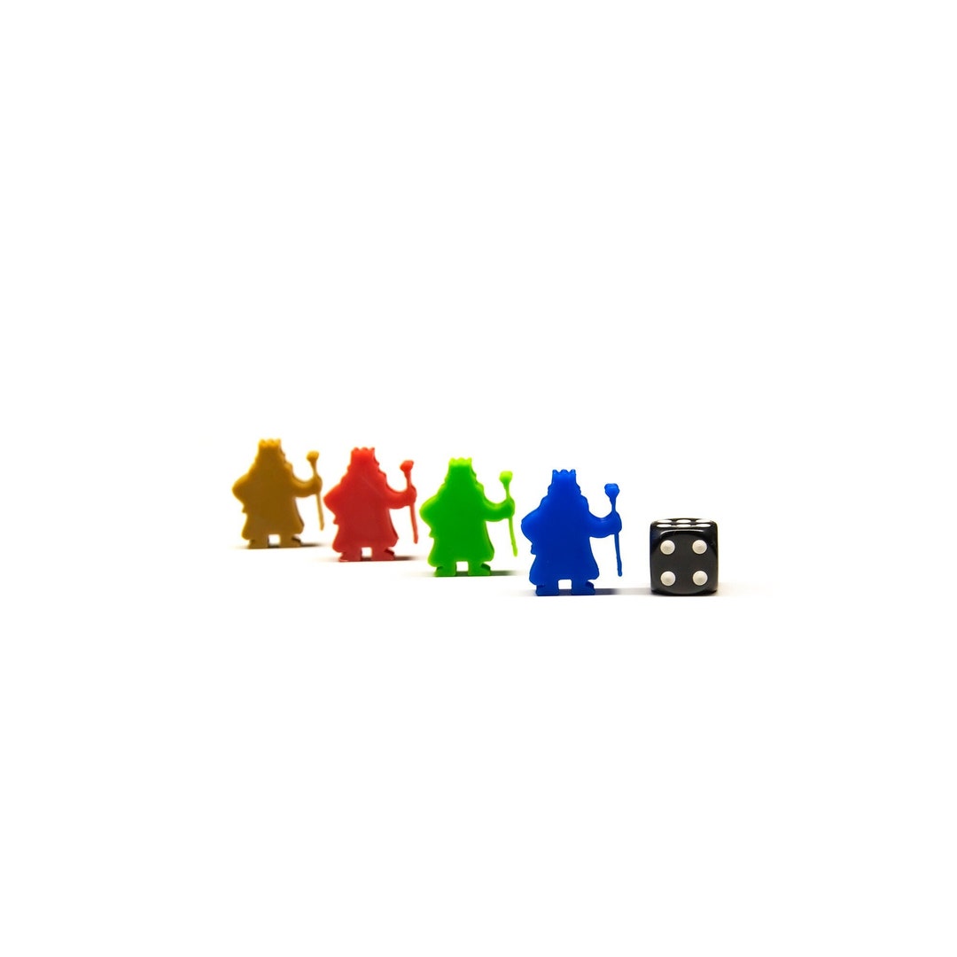 Meeple King Figures Board Games Gaming Bits Meeples Boardgame Accessory ...