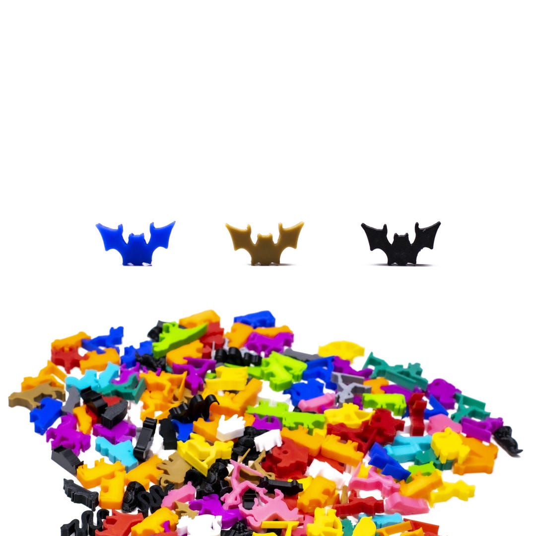Bat Animal Meeples for Board Games - Dnd Board Game Accessories Pieces ...