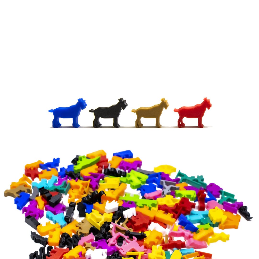 Goat Farm Animal Meeples for Board Games - Dnd Board Game Accessories ...
