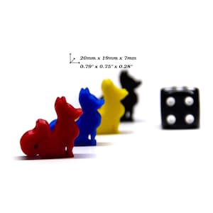 Fox Animal Meeple Figures for Board Games - Board Game Accessories ...