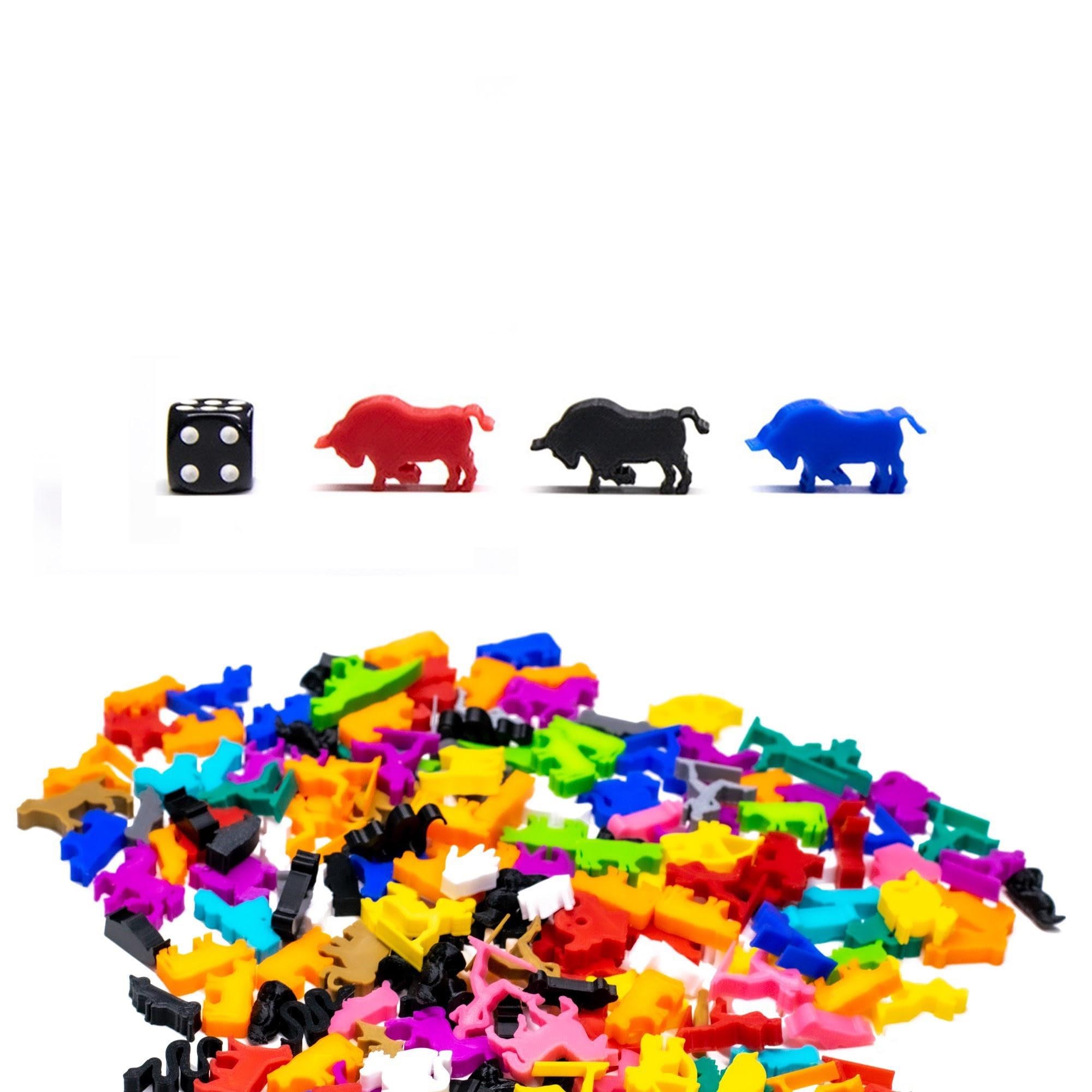 Bull Animal Meeple for Board Games - Dnd Board Game Accessories Pieces ...