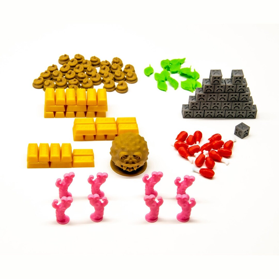 Dungeon Petz Board Game Compatible Upgrade Set Board Games Gaming Bits ...
