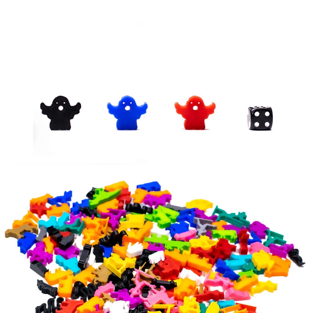 Meeples Ghost Fantasy Figures Board Games Game Dnd Accessories Gifts ...