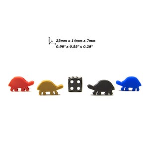 Turtle Meeple Animal Tokens for Board Games - Tortoise Board Game ...