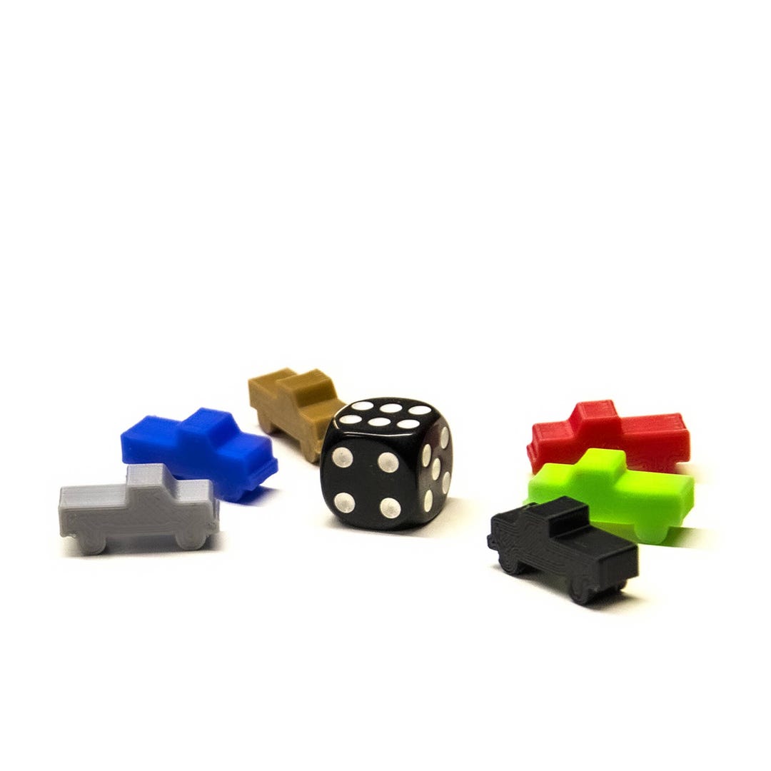 Meeples Jeep ATV Car Vehicle Figures | Board Games Game Dnd Accessories ...
