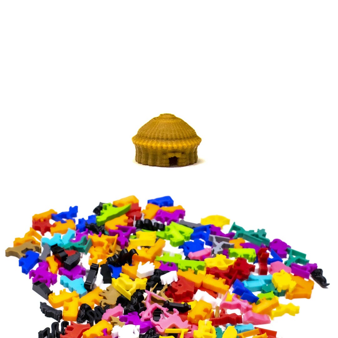 Small Hut, Cottage Miniatures Building for Board Games - Board Game ...