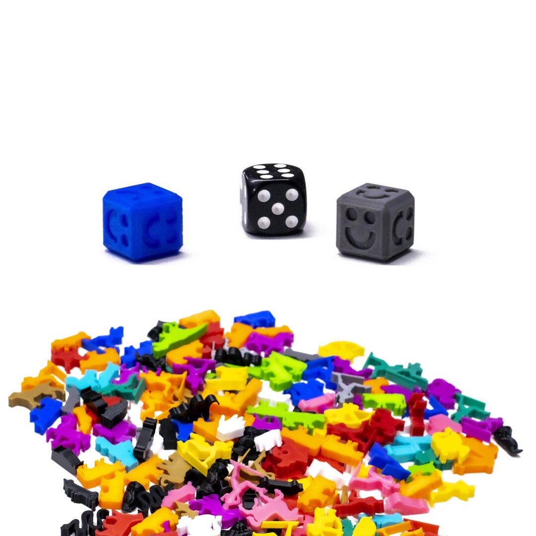 Smiley Dice Happy Sad Sides | Board Games Game Dnd Accessories Gifts ...