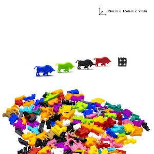 Bull Animal Meeple for Board Games - Dnd Board Game Accessories Pieces ...