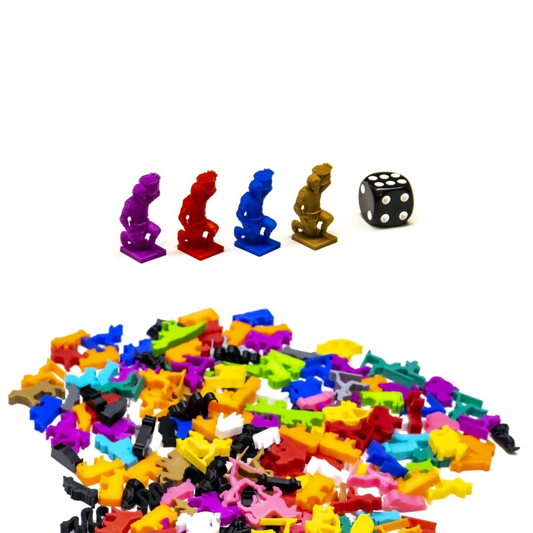 Worker Trader Laborer Figures | Board Games Gaming Bits Figures Meeples ...