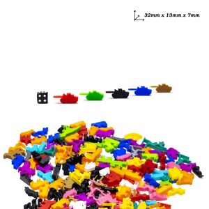 Meeple Tank Board Games Gaming Bits Figures Meeples Game Accessory ...