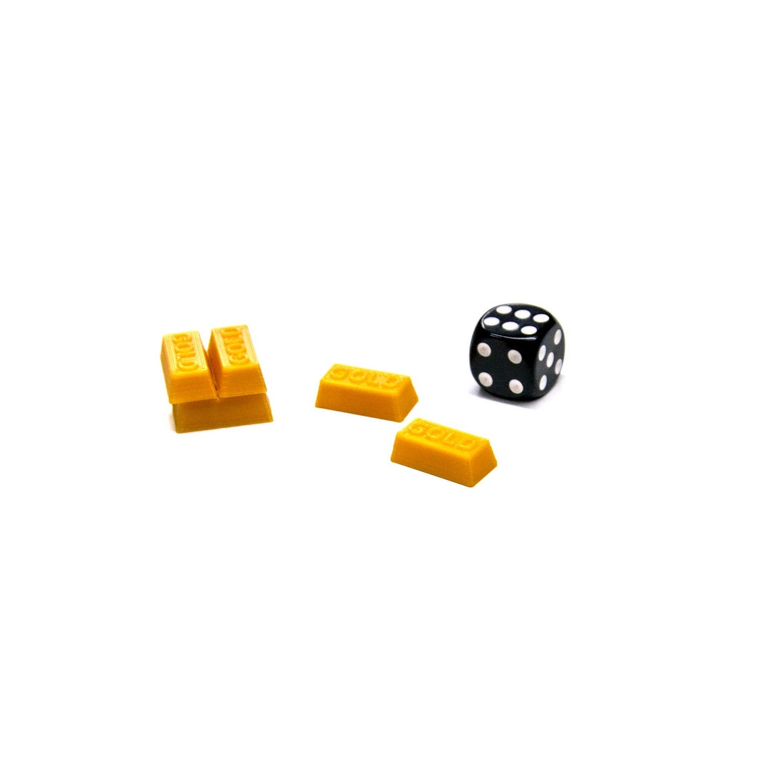 Gold Bar Markers Board Game Upgrade Board Games Game Pieces Components ...