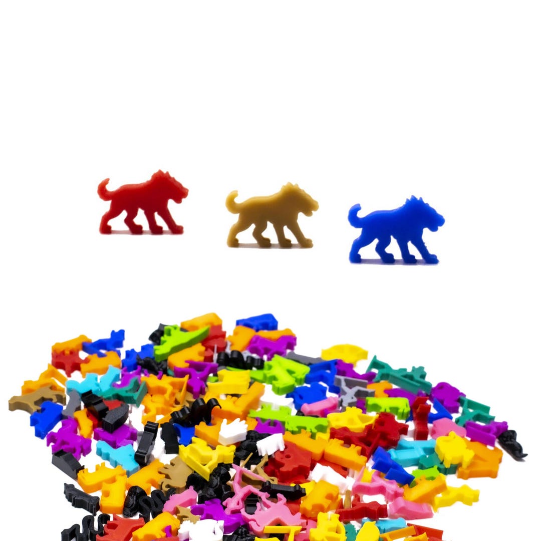 Hellhound Dog Meeple Token for Board Games - Dnd Board Game Accessories ...