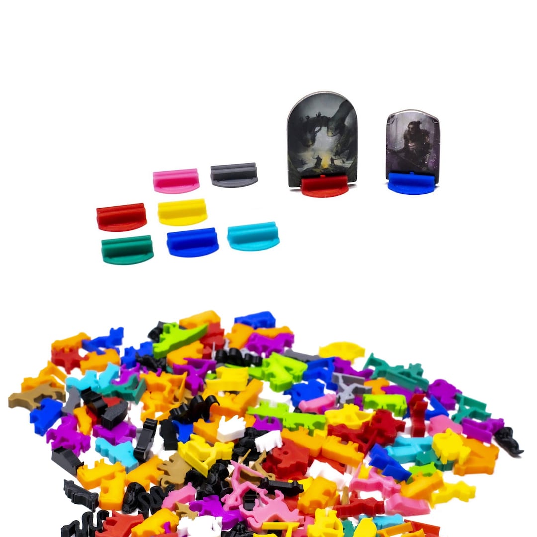 Flexible Plastic Stands | Resource Token Holder Games Dnd Board Game ...