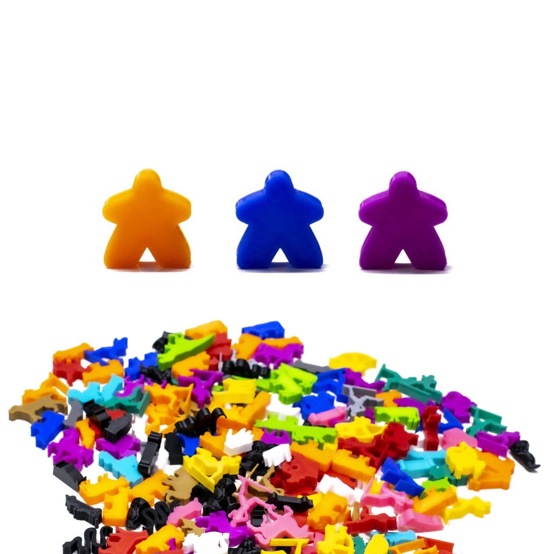 Classic Meeple Figures Male Medium Size | Board Games Game Dnd ...